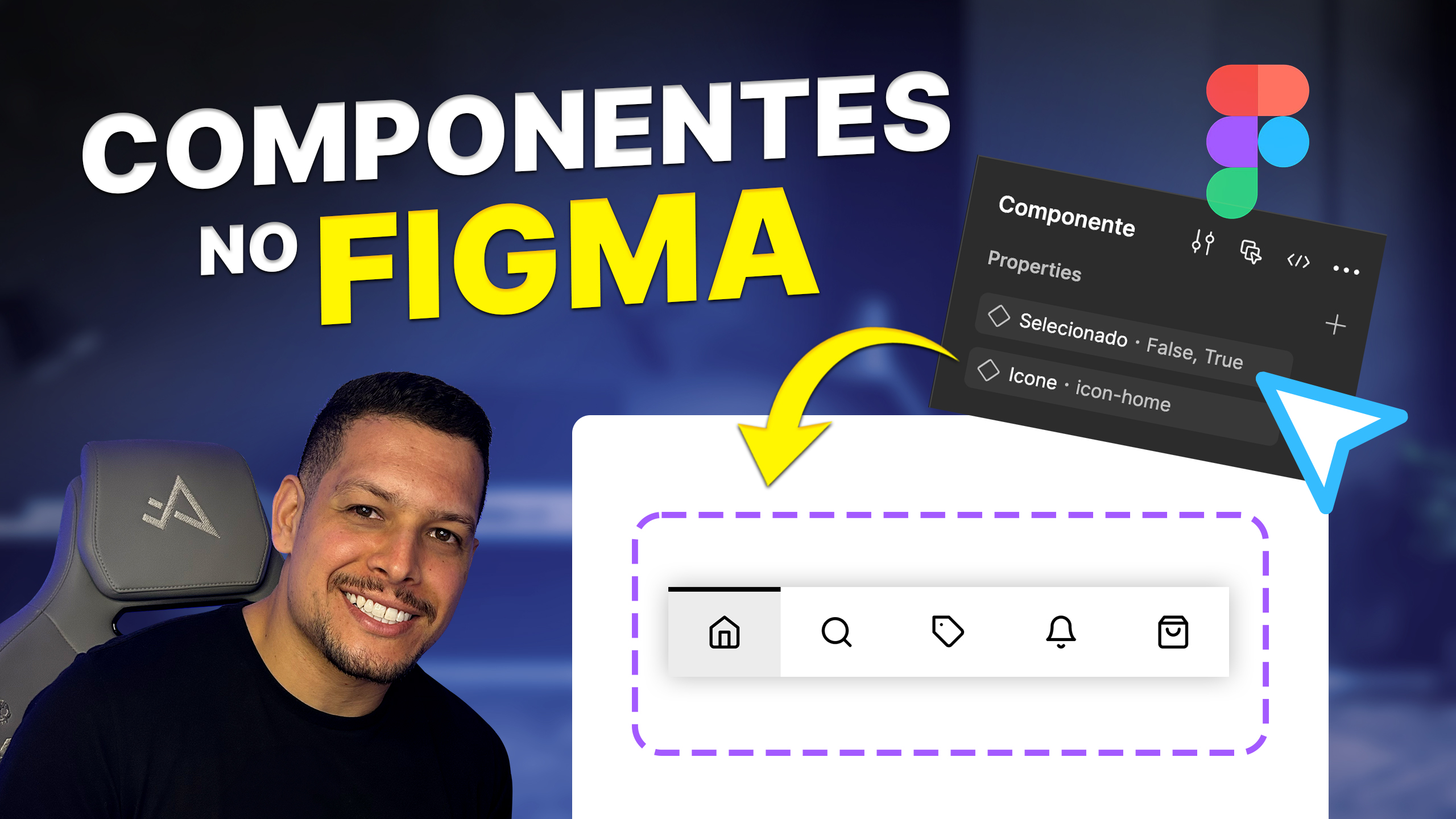 Componentes no Figma: Como Criar Propriedades e Variantes